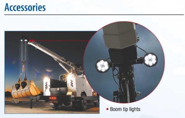 Boom Tip Lights - Auto Crane
